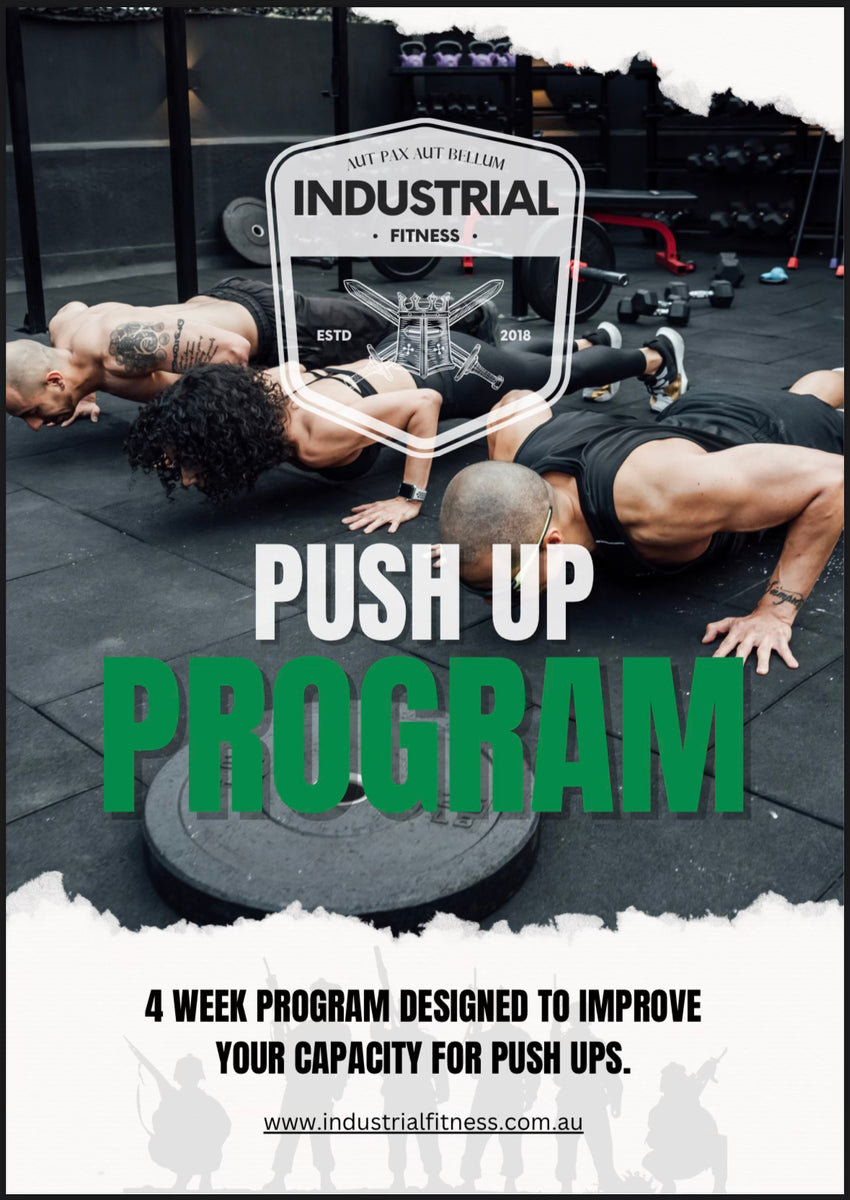 Push Up Program - 4 Weeks – Industrial Fitness
